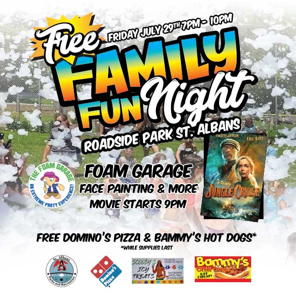 Free Family Fun Night - Roadside Park - July 29th - St. Albans WV Parks ...